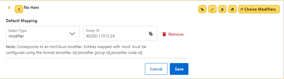 Aloha POS: Aloha Classic and NCR Cloud Mod Codes – Olo Help Center